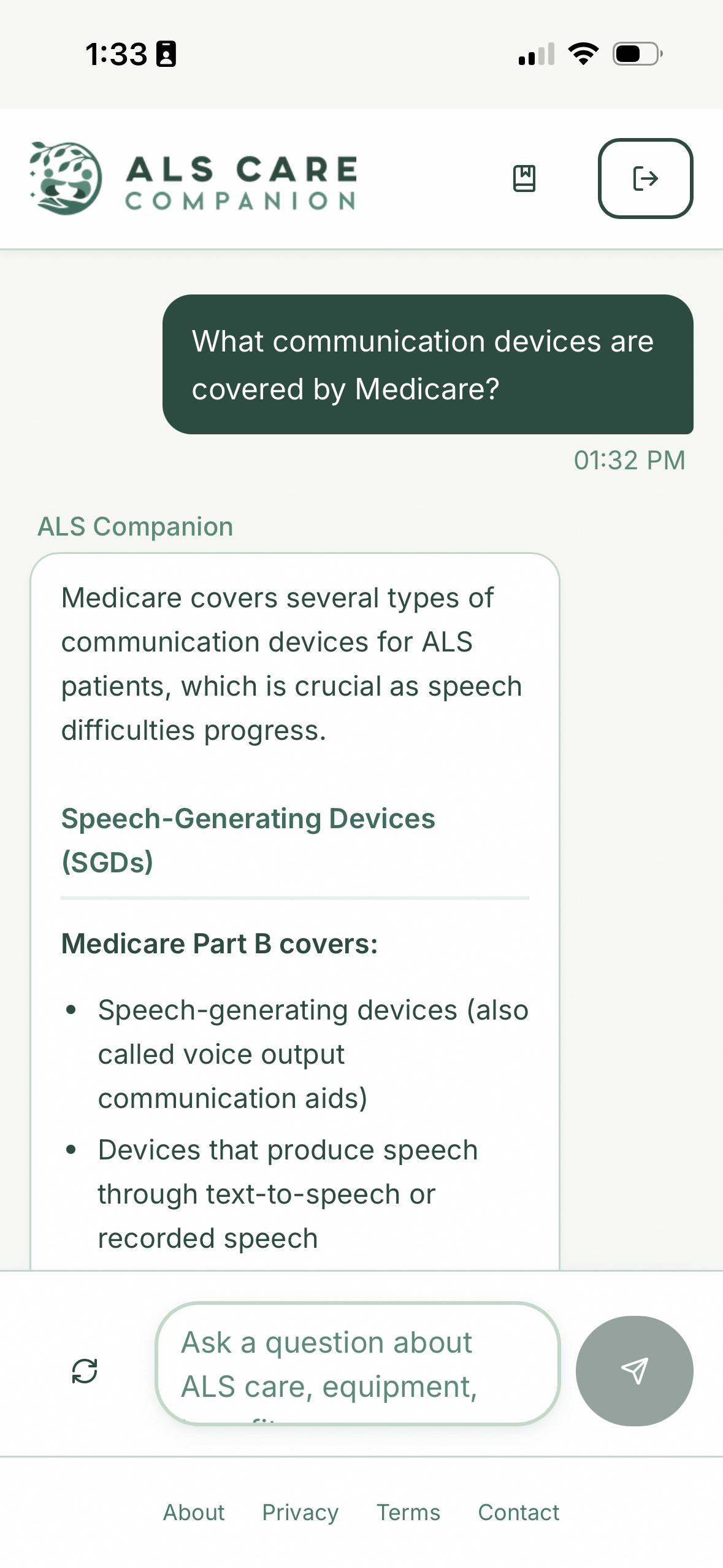 ALS Care Companion | Compassionate AI Support for ALS Families